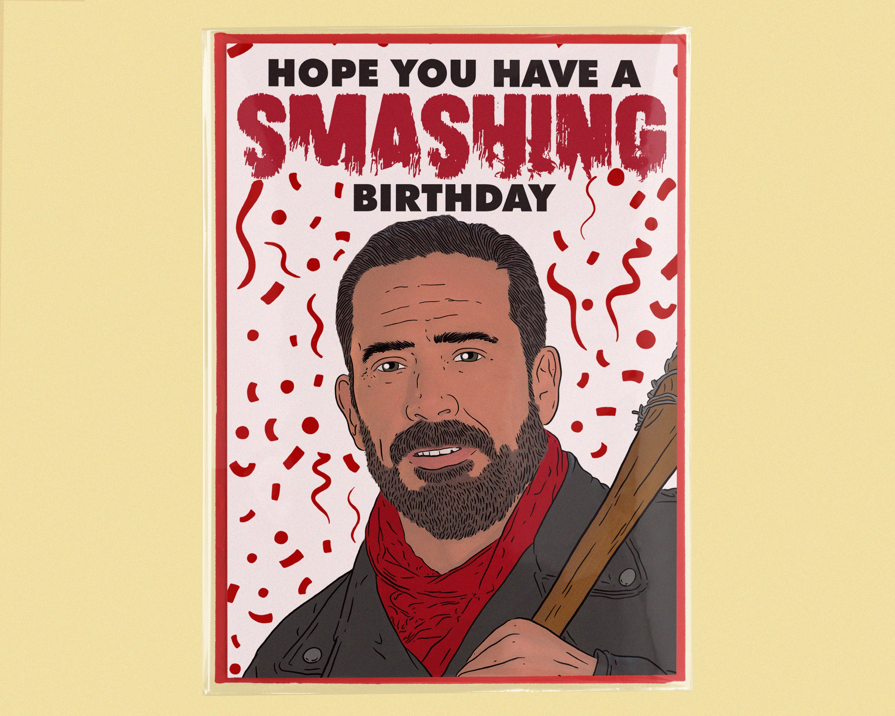 Walking Dead Birthday Card