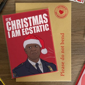 It is Christmas I Am Ecstatic Captain Ray Holt Brooklyn 99 - Etsy