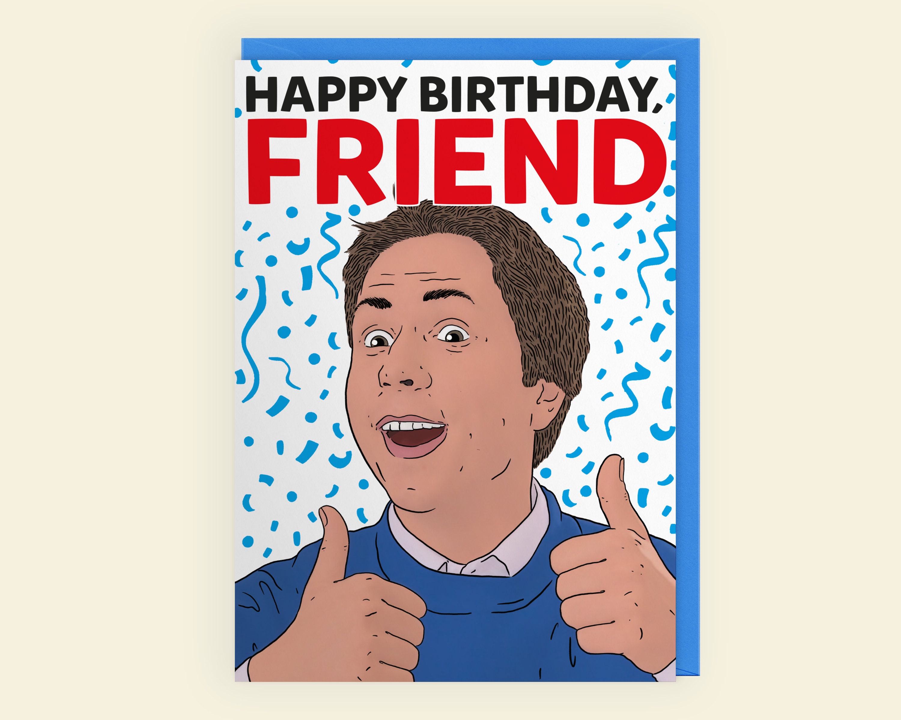 Happy Birthday Friend The Inbetweeners Simon Cooper | Etsy
