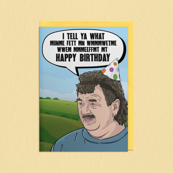 Gerald Birthday Card - Etsy UK