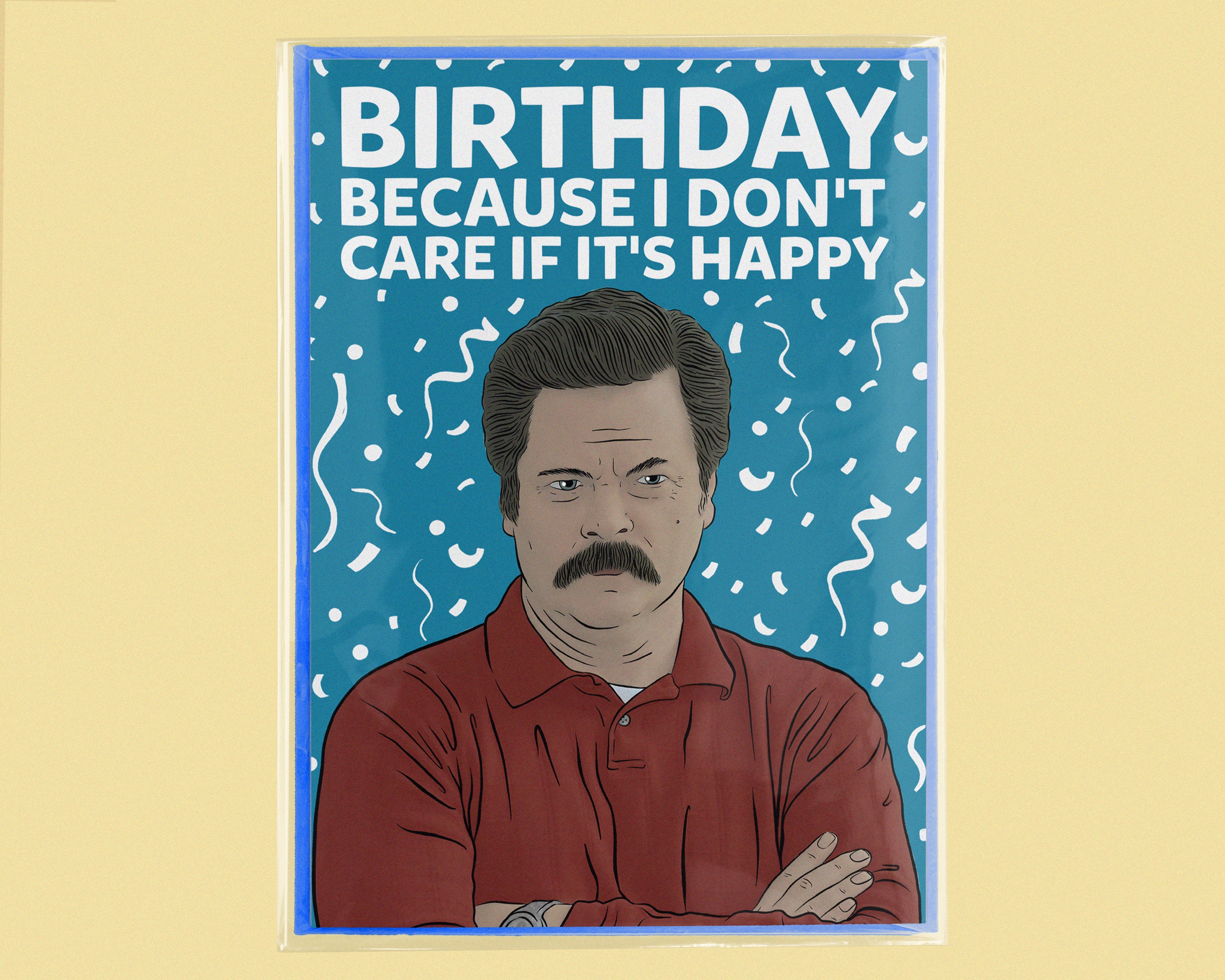 Paper Approximately 5 x 7 Blank Card Original Art Caricature Fun Gag ...