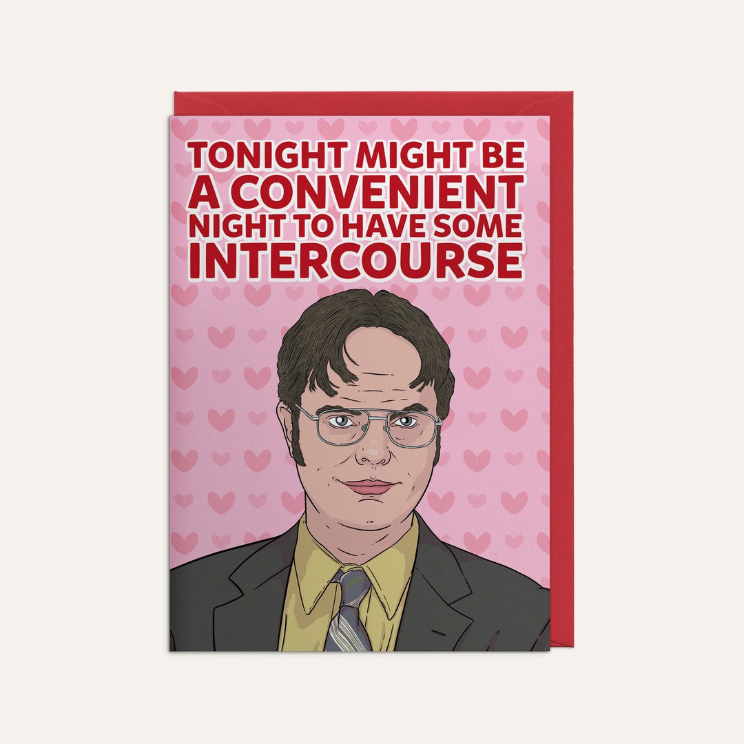 Dwight Schrute Anniversary Card – the Office, Funny Love Card - Etsy