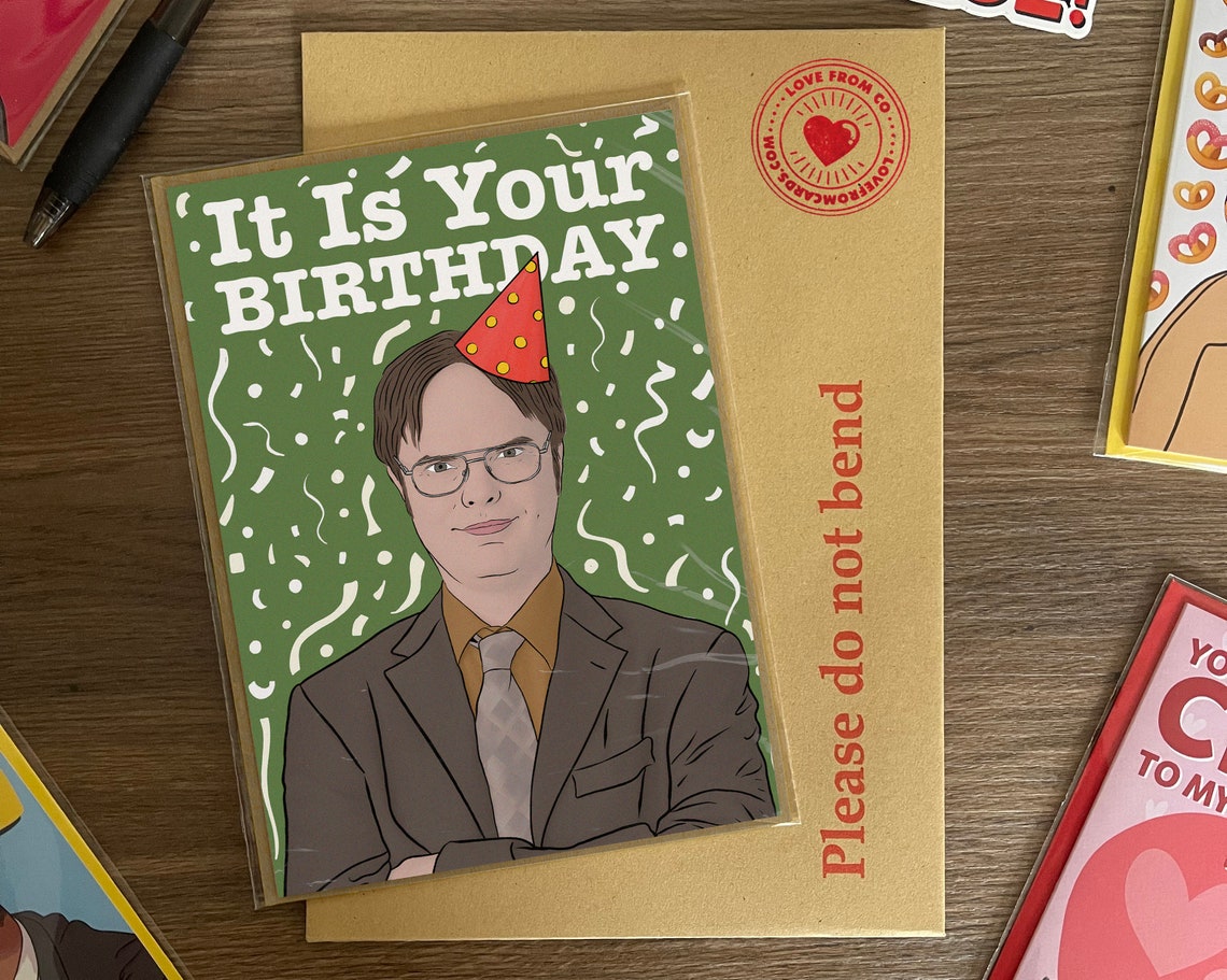 It is Your Birthday Dwight Schrute the Office US Popular - Etsy