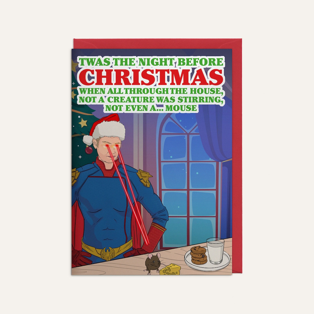 Twas the Night Before Christmas Homelander the Boys Rude Funny Popular ...