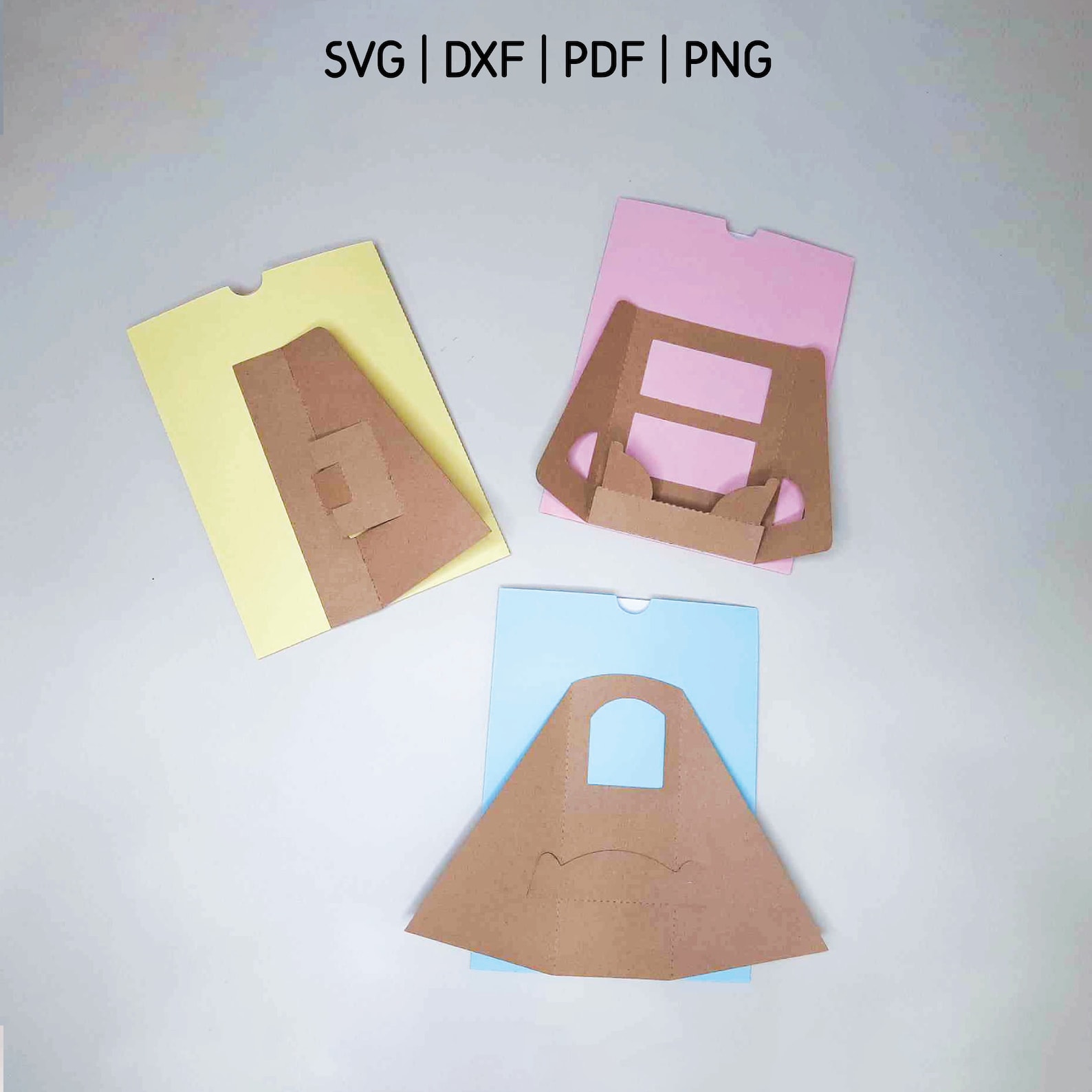 Photo Frame Template, Paper Easel Stand Back, SVG, EPS, PDF, Cricut Cut ...