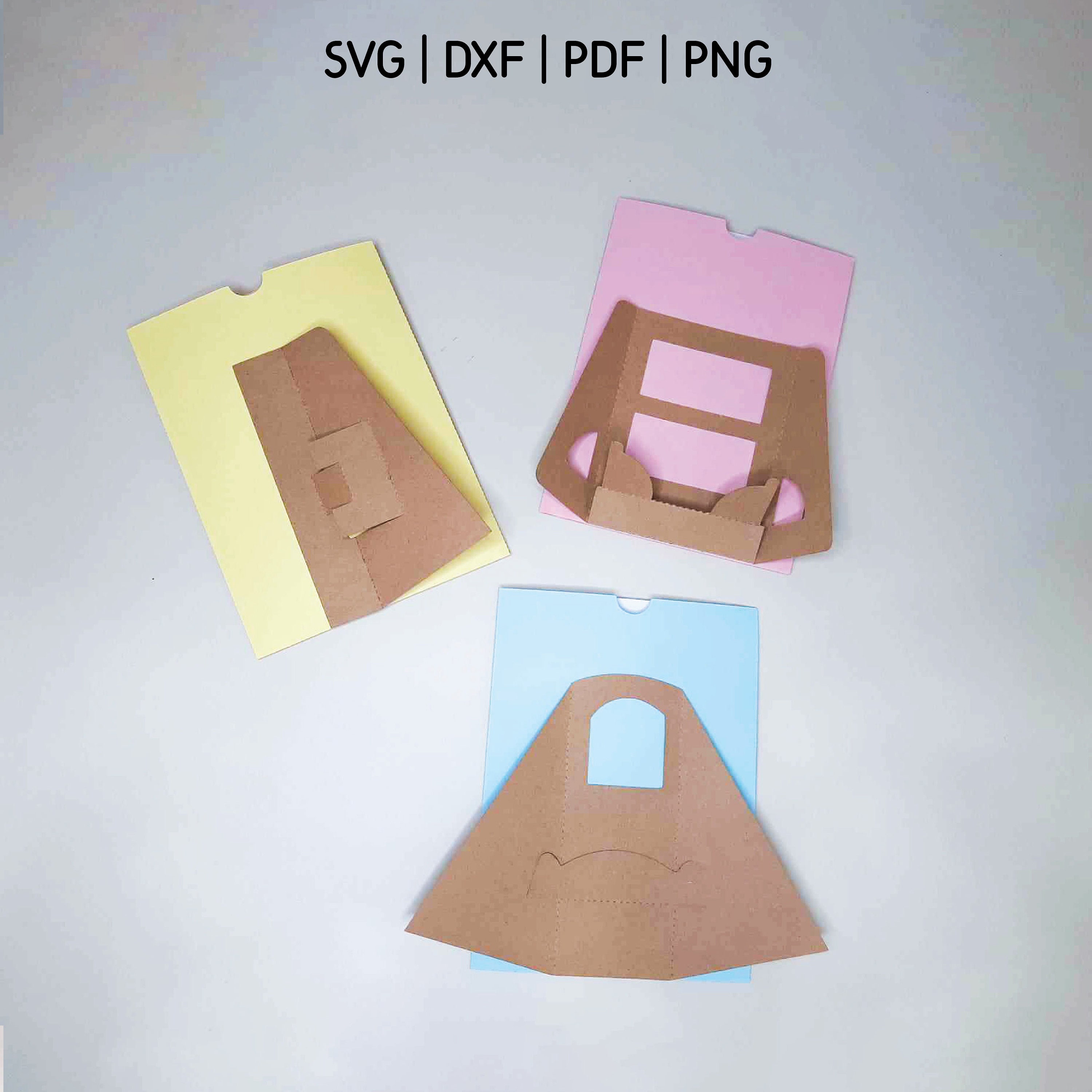 Photo Frame Template, Paper Easel Stand Back, SVG, EPS, PDF, Cricut Cut ...