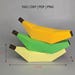 Gift Box Banana Shape Template Paper Box, Treat Box DIY Creative Box ...