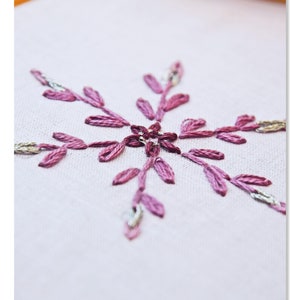 How to Make Snowflakes Using Embroidery Stitches - Etsy