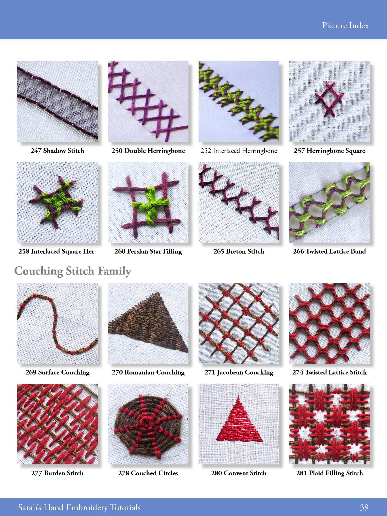 Hand Embroidery for Left Handers—pdf Book With Step-by-step Pictorial ...