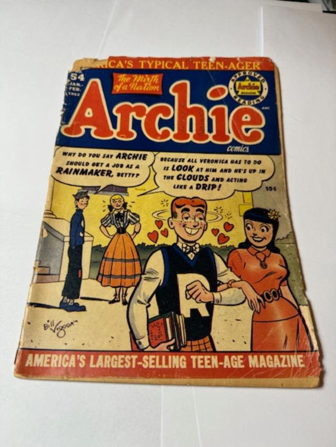 Archie Comic the Mirth of a Nation 1952 - Etsy