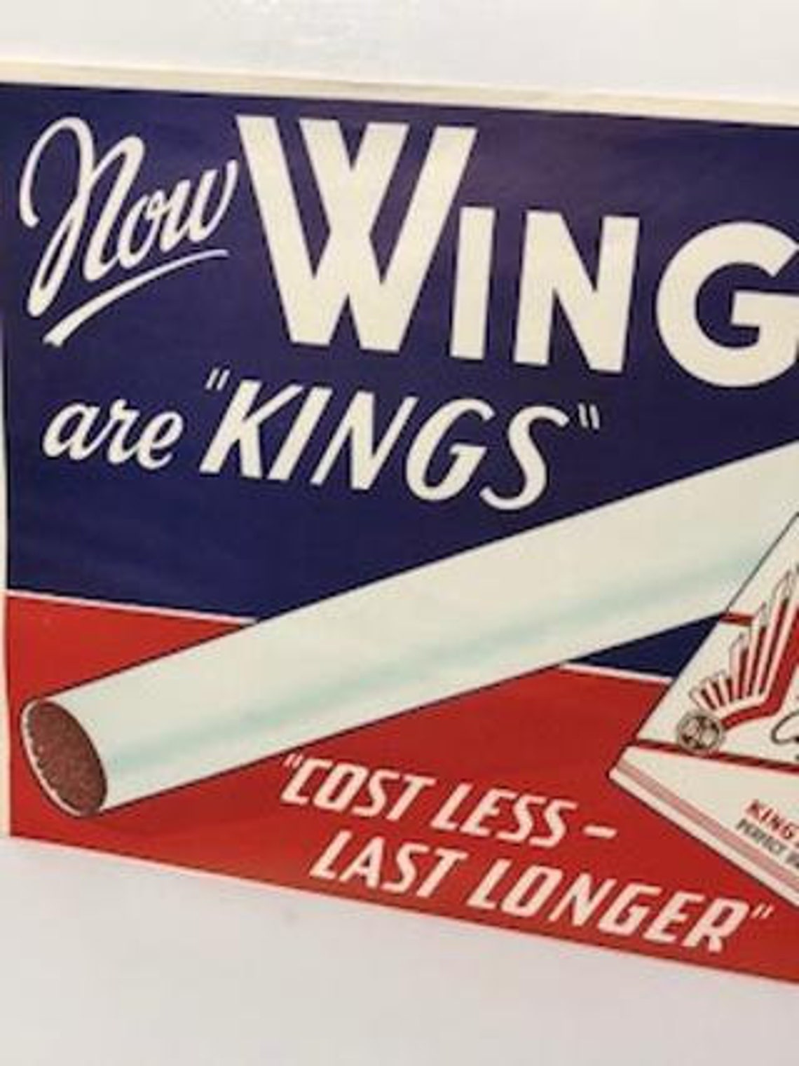 1950's Wings Cigarette Ad Union Made - Etsy