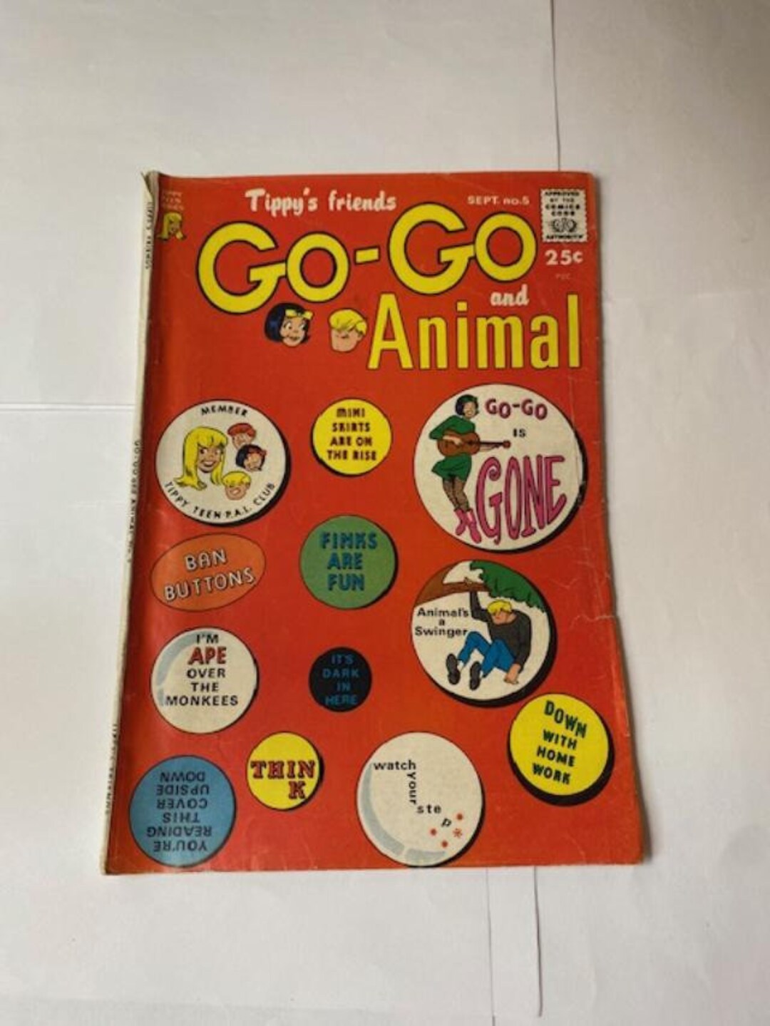 Tippy Teen Series Comic Book 1967 Sept - Etsy