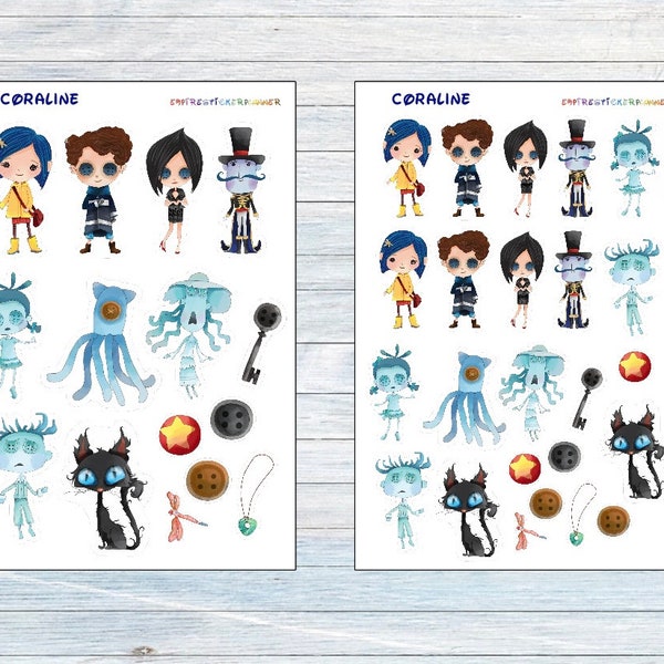 Coraline Stickers - Etsy