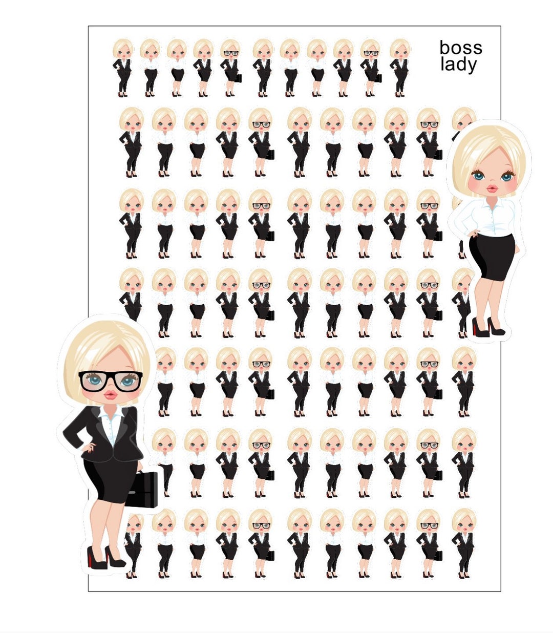 Girl Boss Stickers, Planner Girl Boss, Stickers,planner Stickers ...