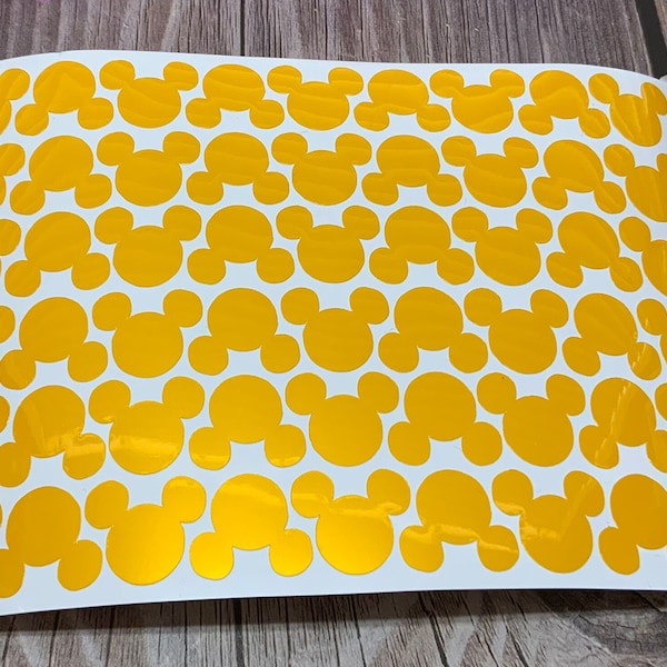 Mickey Mouse Vinyl Decal - Etsy