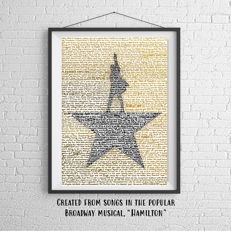Hamilton the Musical - Etsy