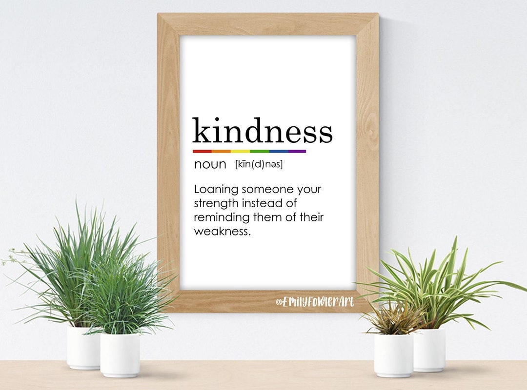 Digital Download- Kindness Definition- Be Kind Always- Random Acts of ...