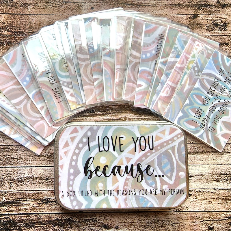 I Love You Because - Etsy