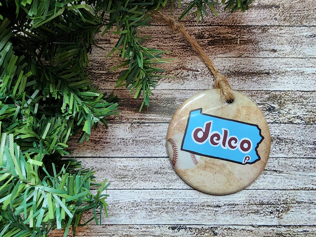Delco Phillies Sports Pride Christmas Ornament- Philadelphia Phillies ...