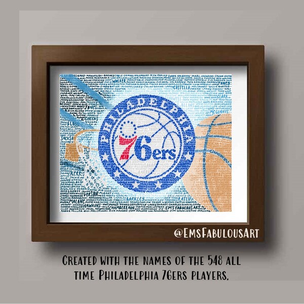 Philadelphia 76ers - Etsy