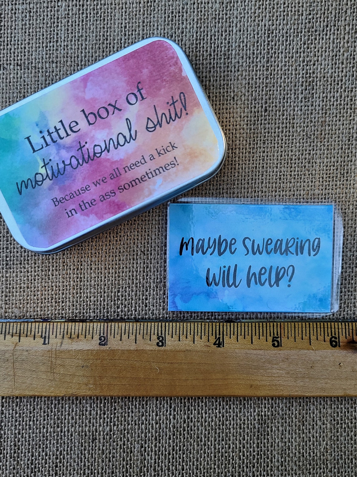 Little Box of Motivational Shit Funny Positive Encouragement - Etsy