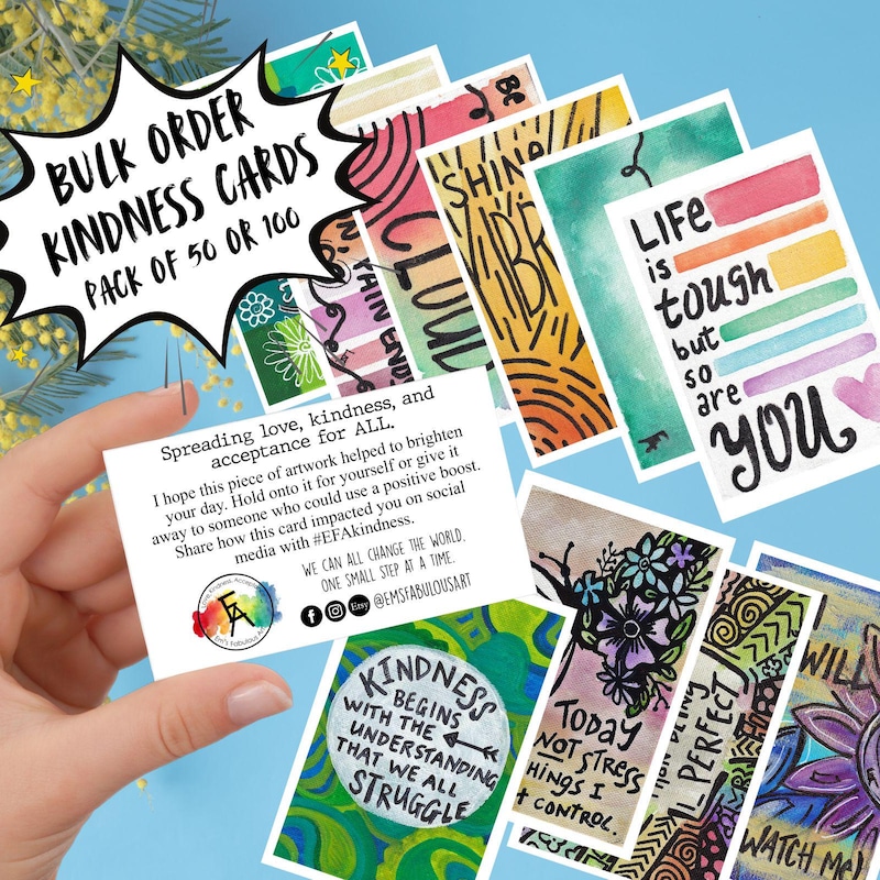 Kindness Cards - Etsy