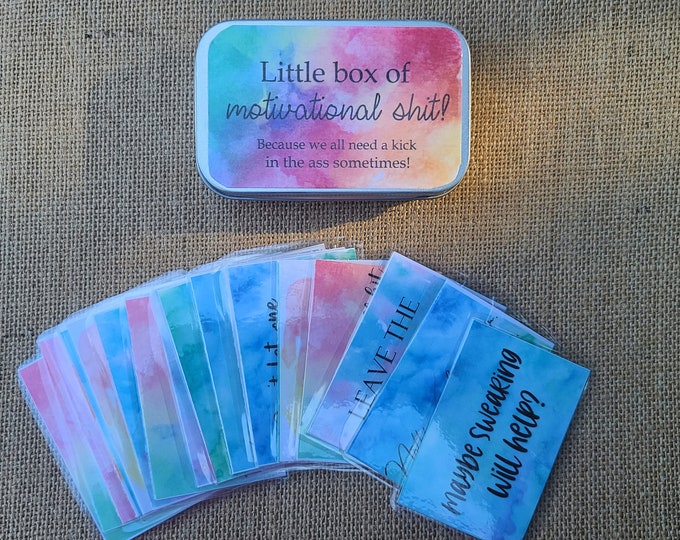 Little Box of Motivational Shit © - Funny Positive Encouragement ...