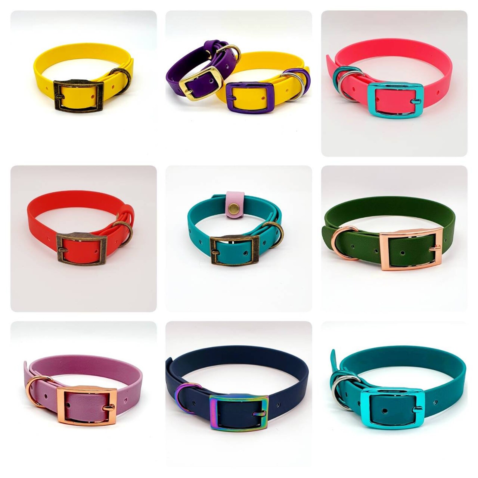 Waterproof Dog Collar I Design Your Own 20 Colours I Made - Etsy Canada