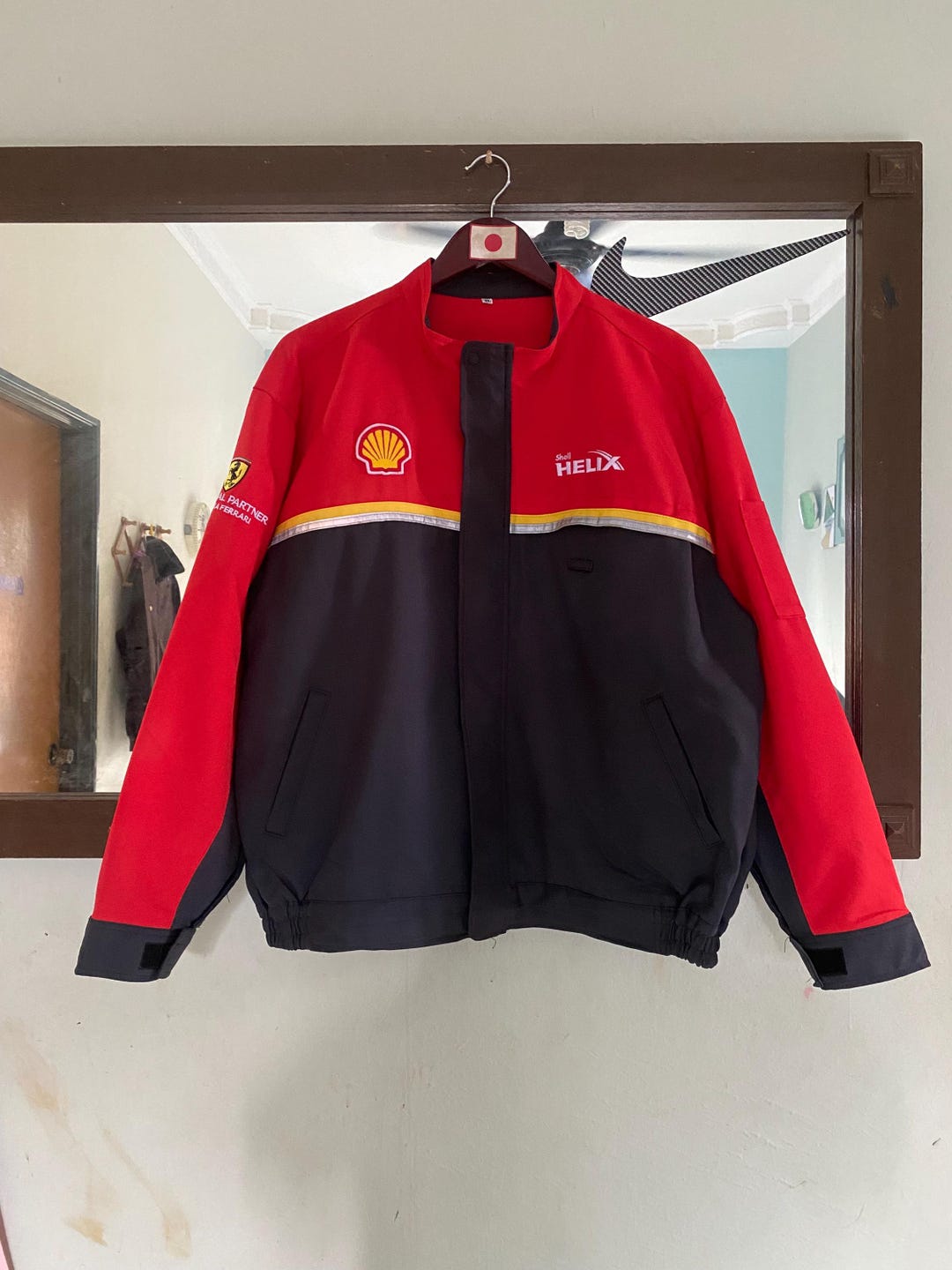 Vintage Shell Helix Ferrari Track Staff Jacket XL Size - Etsy
