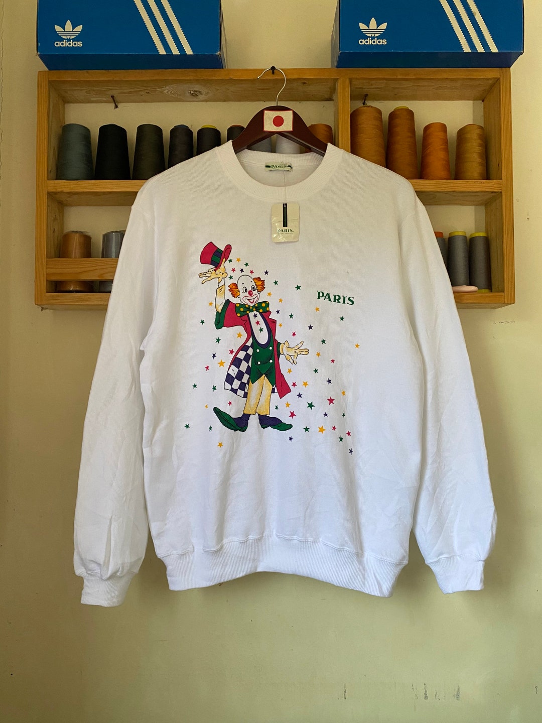 Rare Paris Sweatshirt Big Logo Paris Fashion Free Size Jumper - Etsy