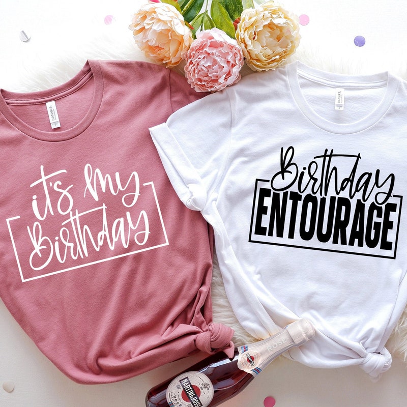 Birthday Entourage - Etsy