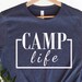 Camp Life Shirt Camping T-shirt Camping Heart Shirt Cute - Etsy