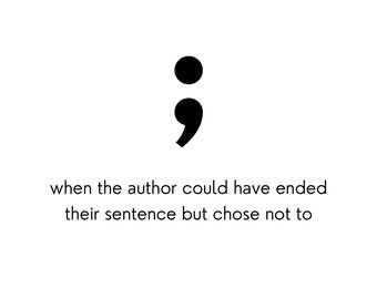Semicolon Mental Health Art | Printable Wall Art | Minimalist Art ...