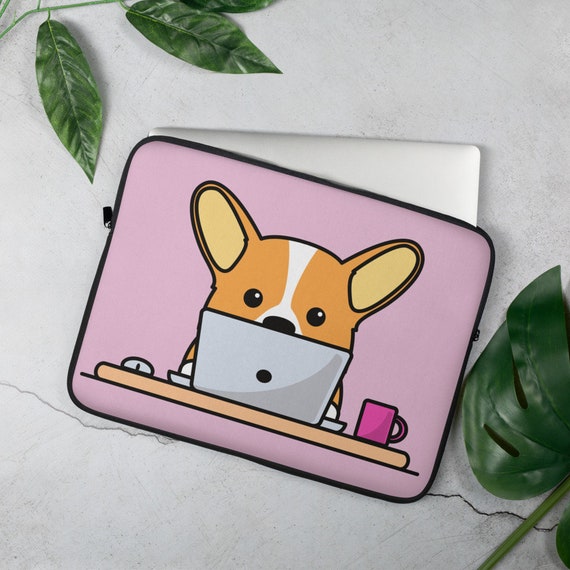 Cute Corgi Laptop Sleeve Corgi amant Corgi cadeau Corgi - Etsy France