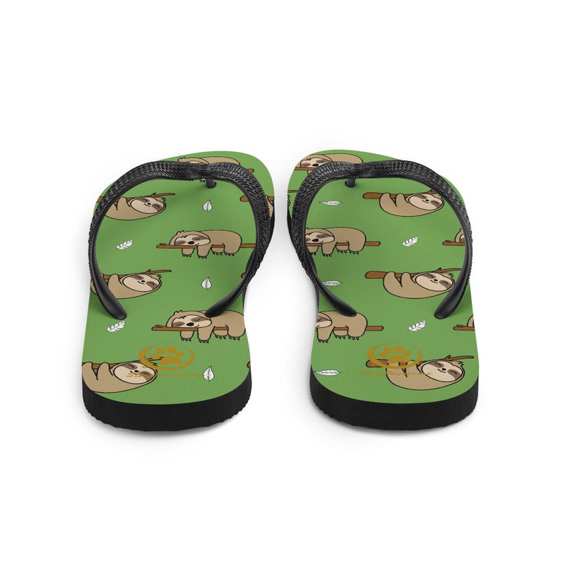 Sloth Flip-flops, Sloth Sandals, Sloth Accessory, Sloth Lover, Sloth ...