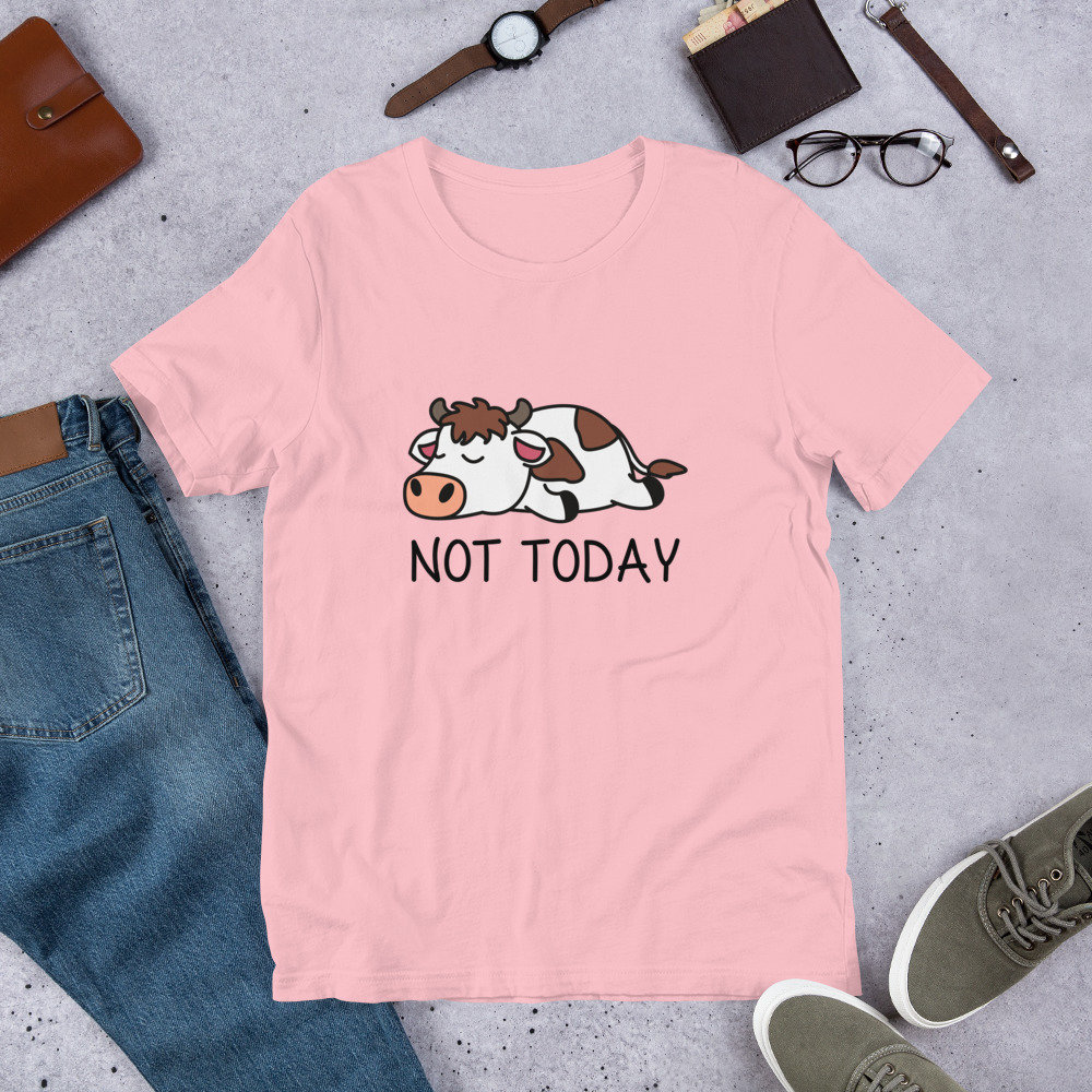 Not Today Cow T-shirt Cow Tshirt Cow Lover Cow Gift Cute | Etsy