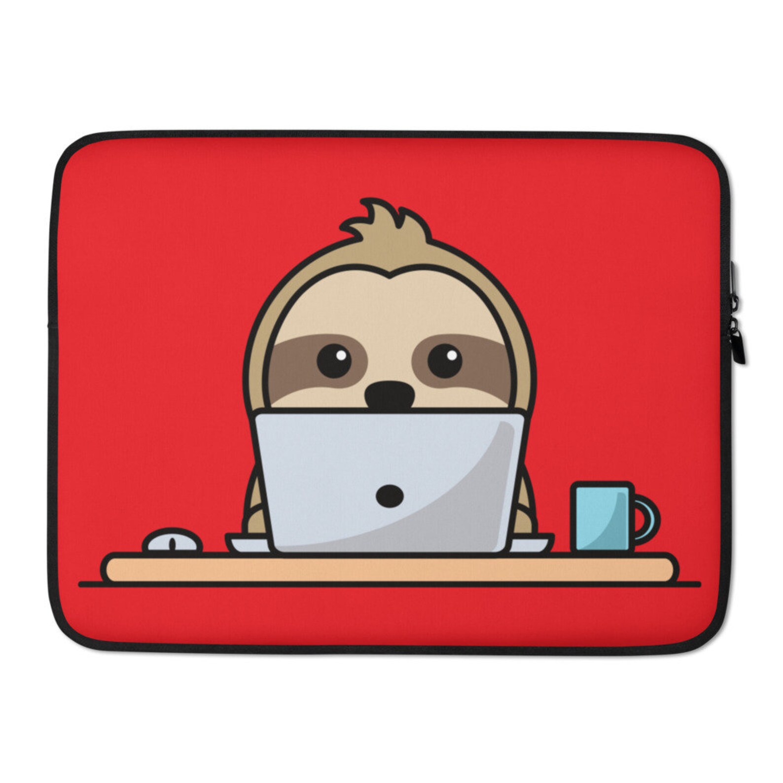 Sloth Laptop Sleeve Sloth Lover Sloth Gift Cute Sloth - Etsy