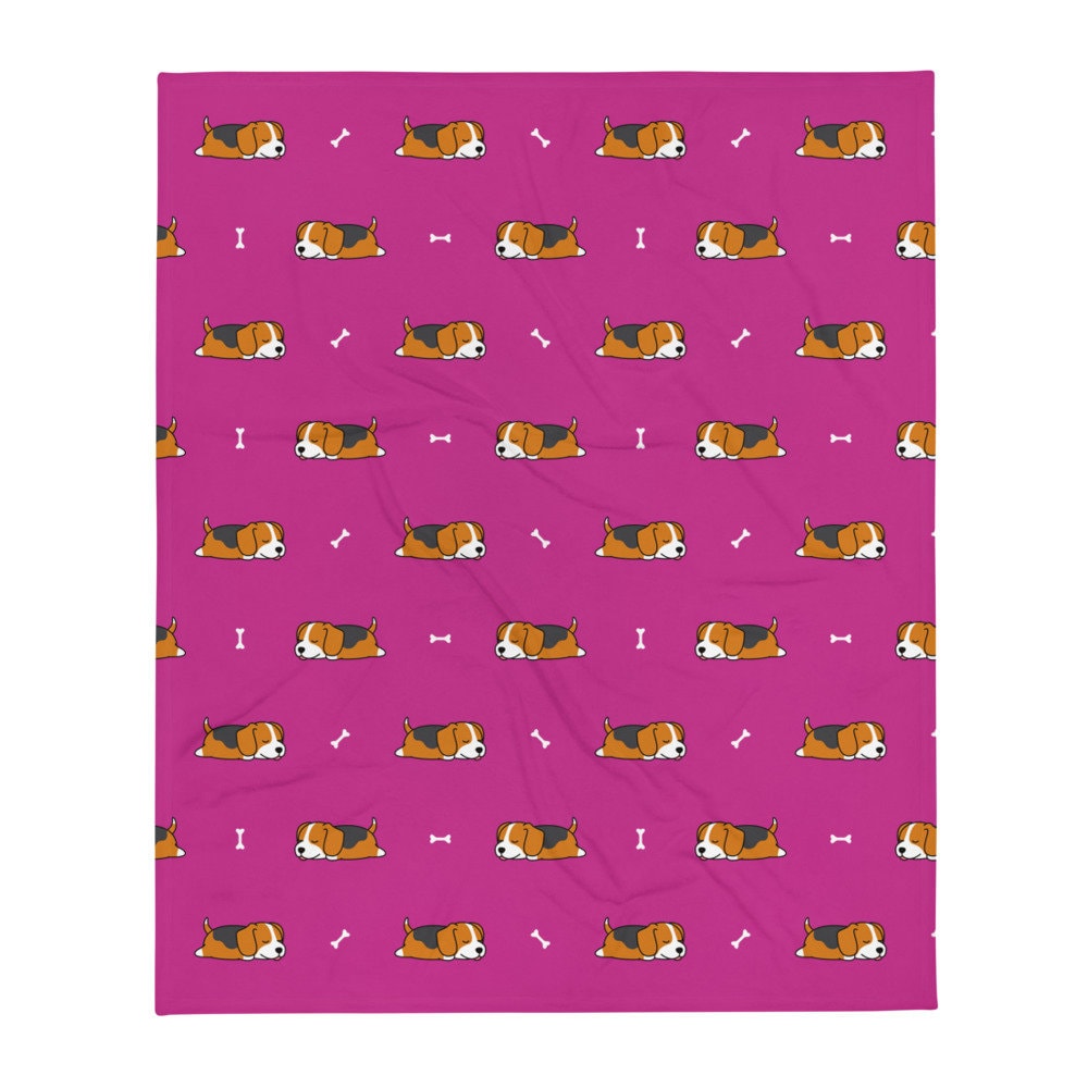 Beagle Throw Blanket Beagle blanket Beagle lover Beagle | Etsy