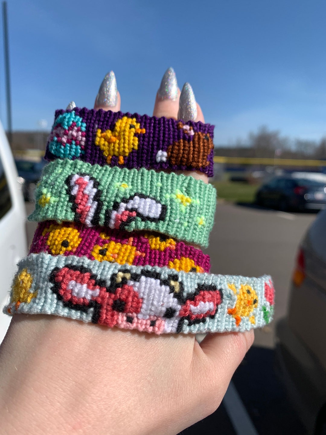 Easter and Spring Friendship Bracelets/ Custom/ Adjustable/ - Etsy