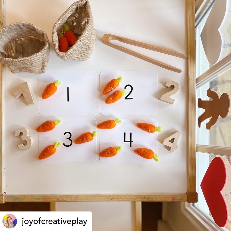 Wooden Tong Tweezer Clamp Fine Motor Montessori Waldorf Reggio - Etsy