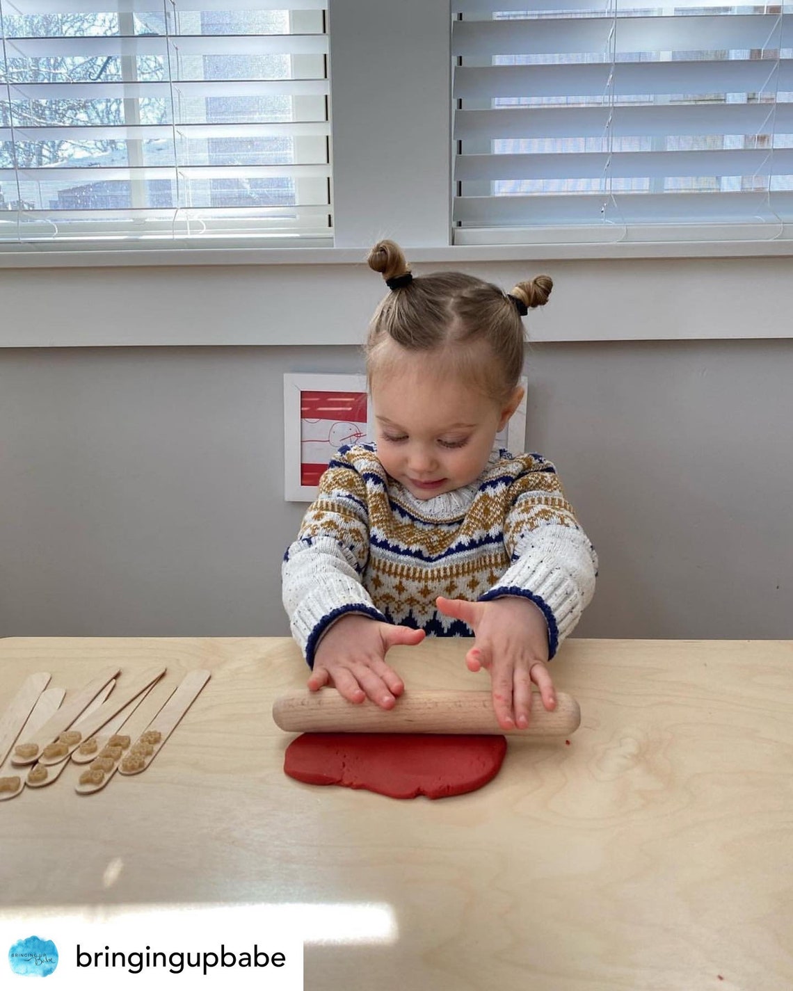 Wooden Rolling Pin Transformation Toddler Preschool Activity - Etsy