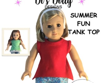 Doll Clothes PDF Pattern for 18'' American Girl by - Etsy