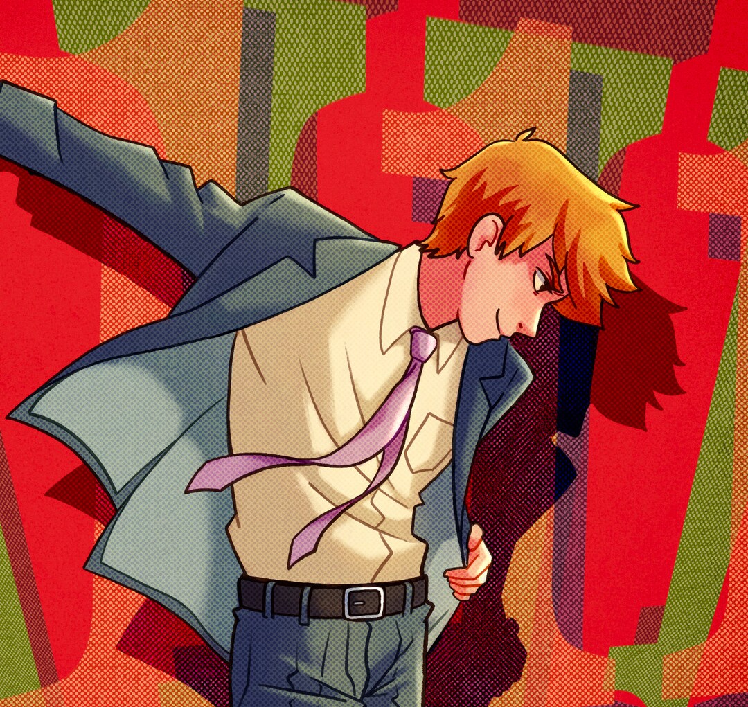 Anime Psychic Reigen Poster, MP100, Anime Fanart Wall Art, Full Bleed ...