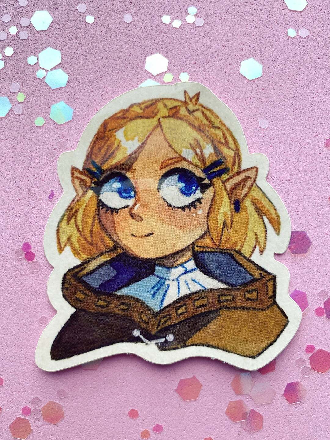 Triforce Princess, Original Vinyl Sticker Illustration - Etsy