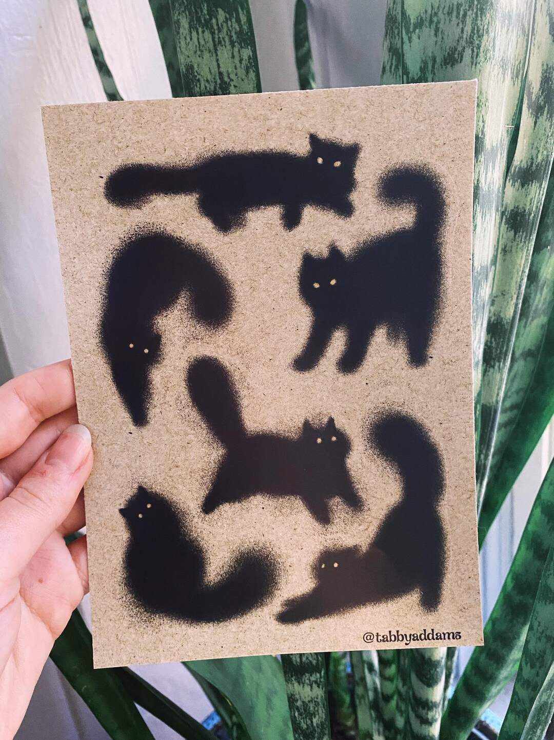 Fuzzy Cats Sticker Sheet - Etsy
