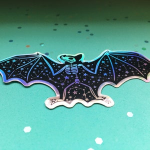 Holographic Star Bat Constellation Sticker, 2 Sizes, Vinyl Decal, Bat ...