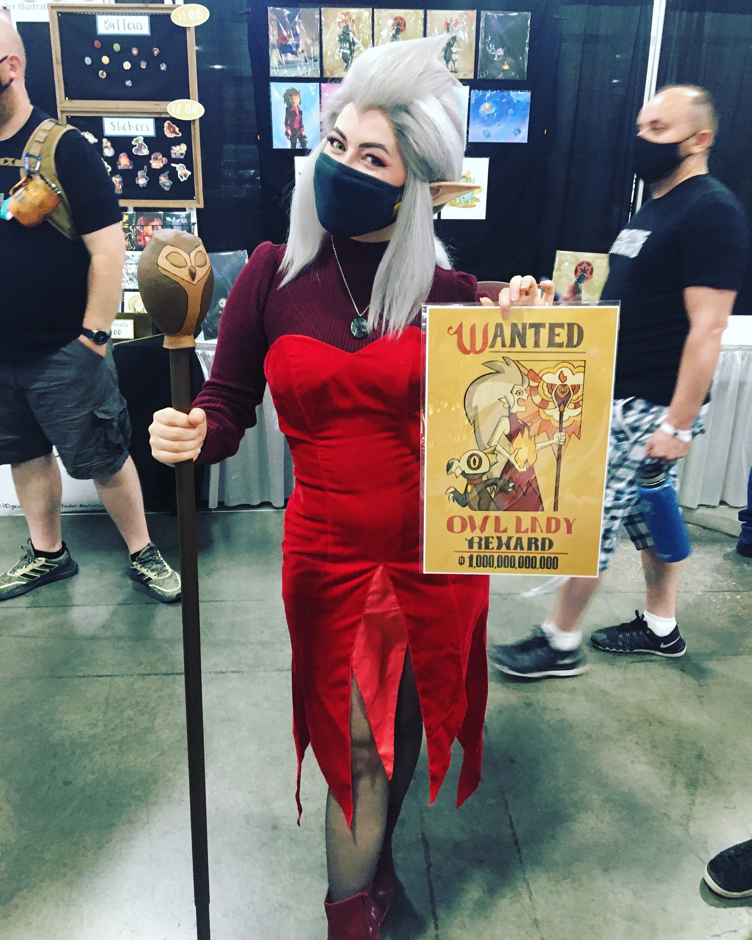 Owl Lady 11x17 Wanted Poster Full Size Art Poster - Etsy Canada