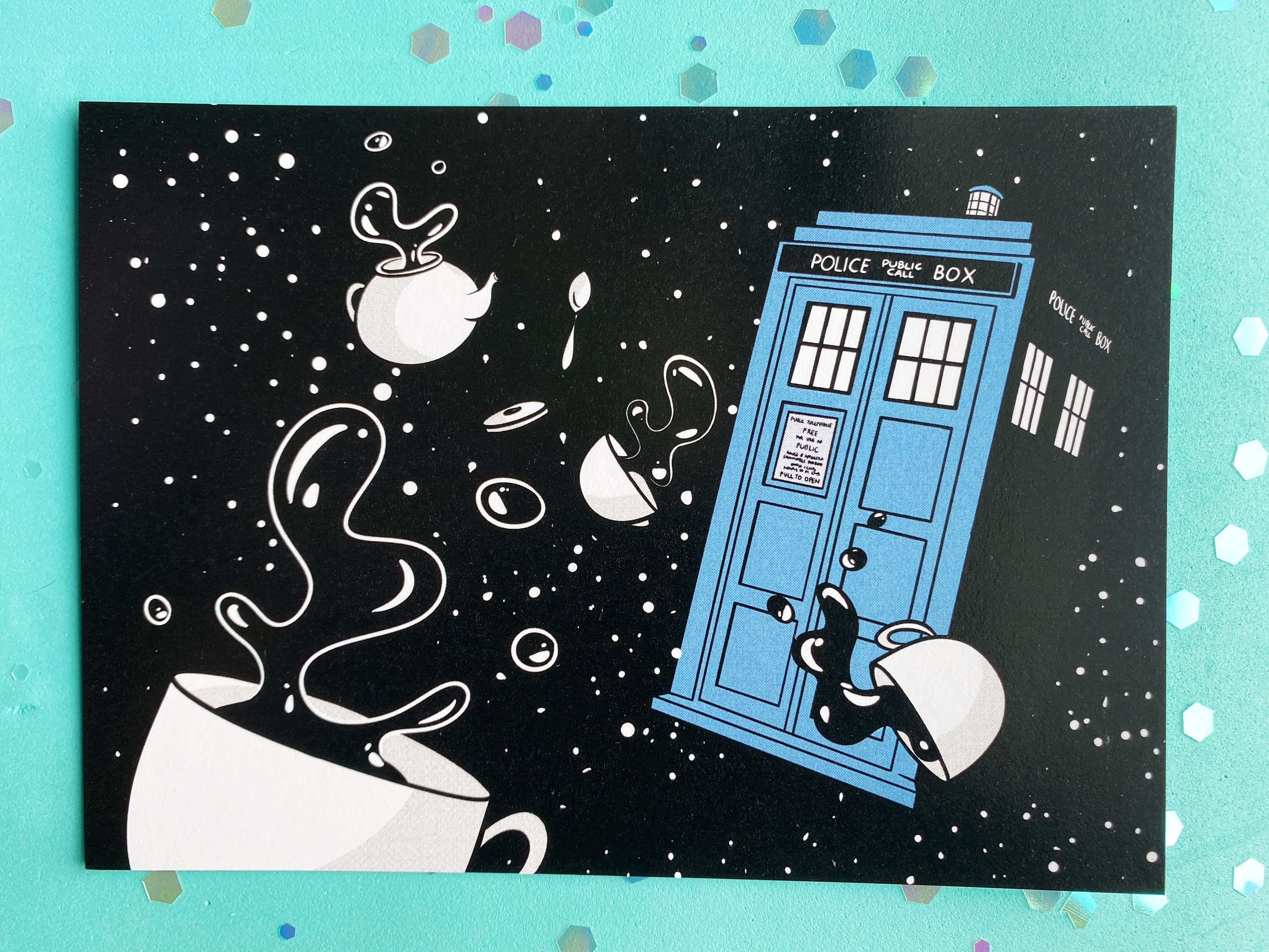 Doctor Who Tardis In Space Drawing
