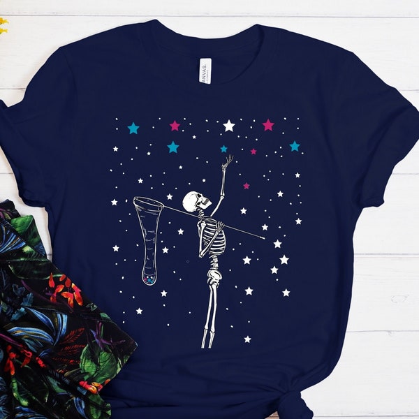 Galaxy Skeleton Top - Etsy