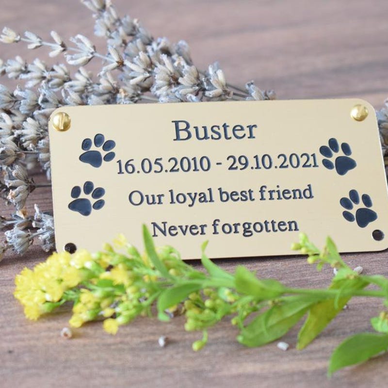 Dog Memorial Plaques - Etsy UK
